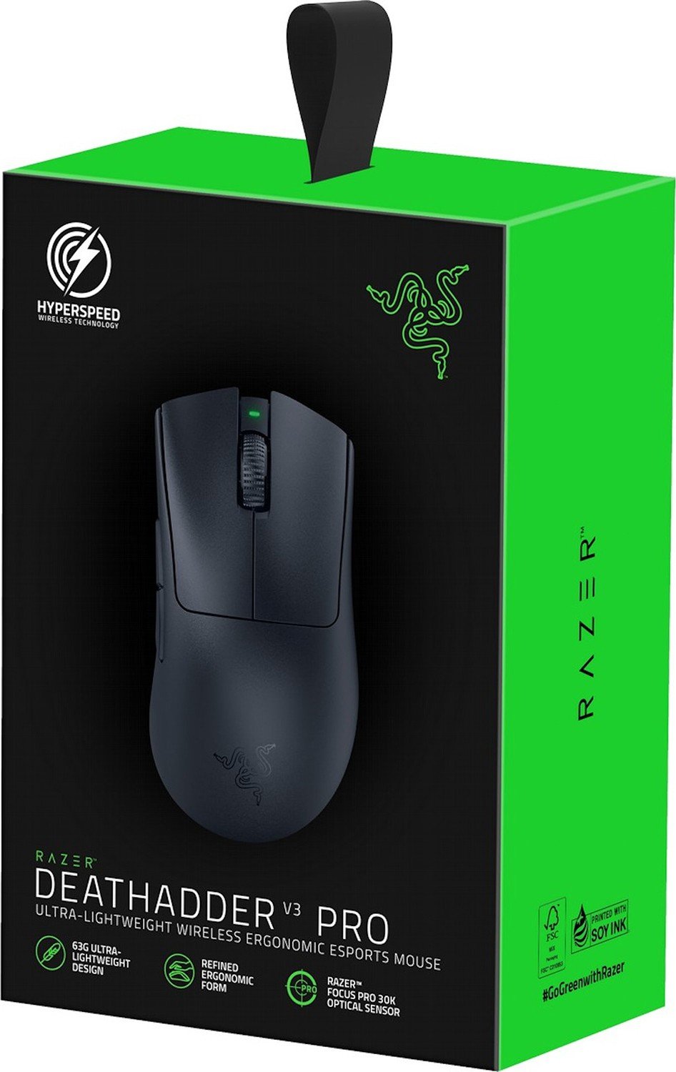 Мышь Razer DeathAdder V3 Pro And HyperPolling Wireless Dongle (RZ01 ...