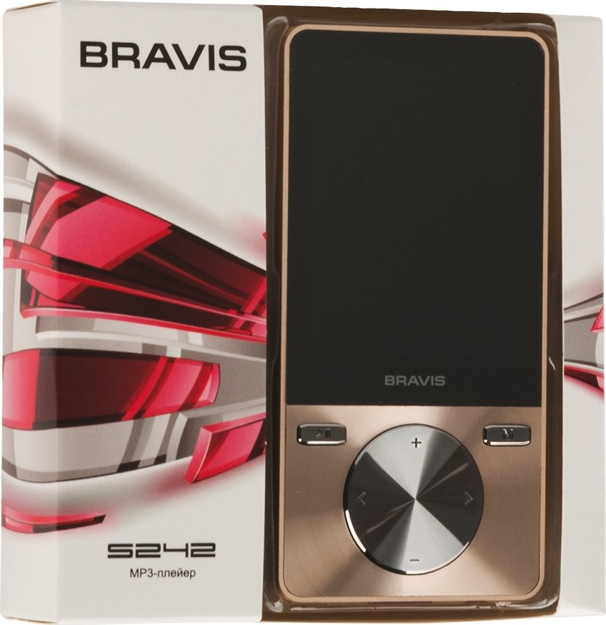 MP3 плеер 16Gb Bravis S242 Gold купить | ELMIR - цена, отзывы, характеристики