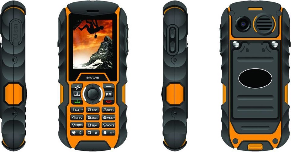 Мобильный телефон Bravis Solid купить | ELMIR - цена, отзывы, характеристики