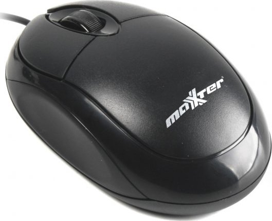 Мышь Maxxter Mc-107BK USB Black купить | ELMIR - цена, отзывы, характеристики