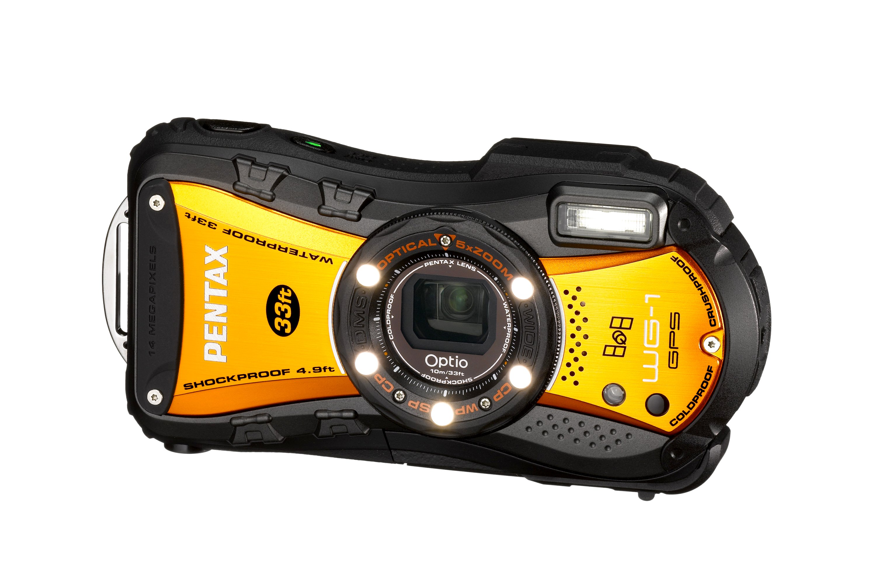 Цифровая фотокамера Pentax Optio WG-1 GPS Orange купить | ELMIR - цена ...