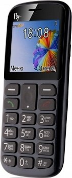 Мобильный телефон Fly EZZY 8 Grey купить | ELMIR - цена, отзывы, характеристики