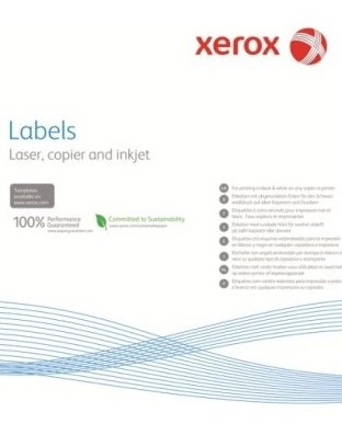 Бумага Xerox Labels A4, 100л (003R97452) купить | ELMIR - цена, отзывы ...