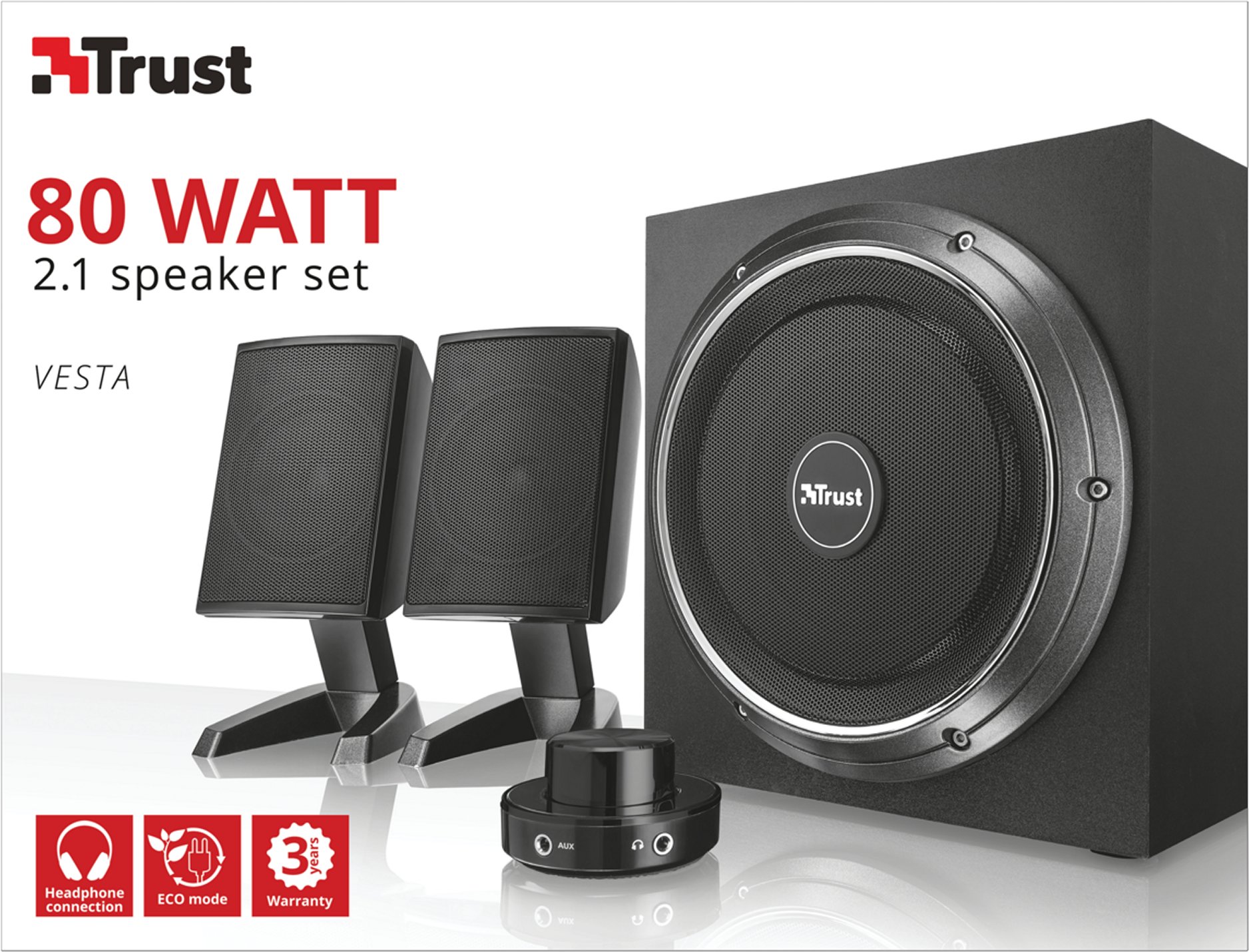 Акустическая система Trust Vesta Subwoofer Speaker Set (20938) купить ...
