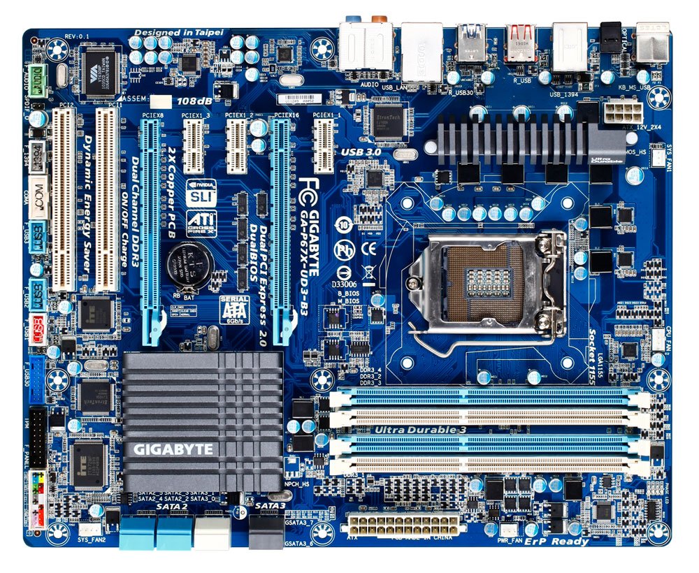 Материнская плата GigaByte GA-P67X-UD3-B3 s-1155 P67 купить | Elmir ...