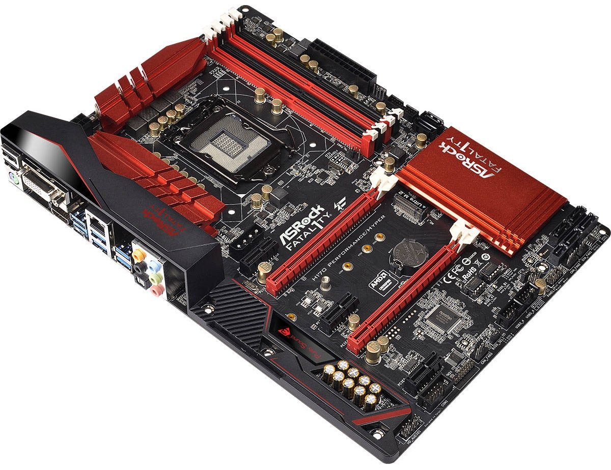Материнская плата ASRock Fatal1ty H170 Performance/Hyper s-1151 H170 ...