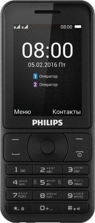 Мобильный телефон Philips Xenium E181 Black купить | ELMIR - цена, отзывы, характеристики