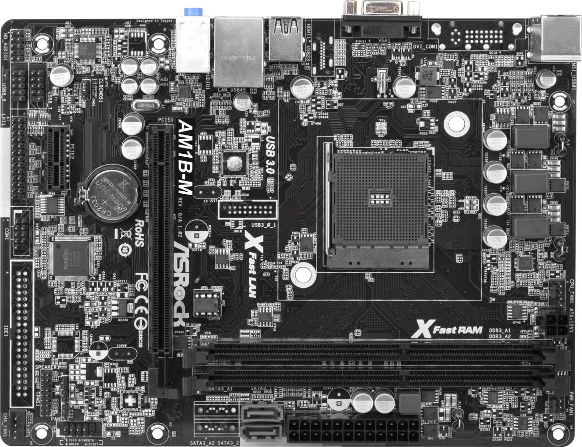 Материнская плата ASRock AM1B-M s-AM1 (Bulk) купить | Elmir - цена ...