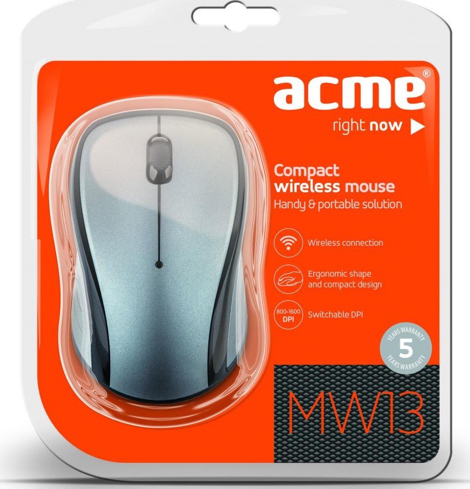 Мышь Acme MW13 Compact Wireless Mouse (4770070874592) купить | ELMIR ...