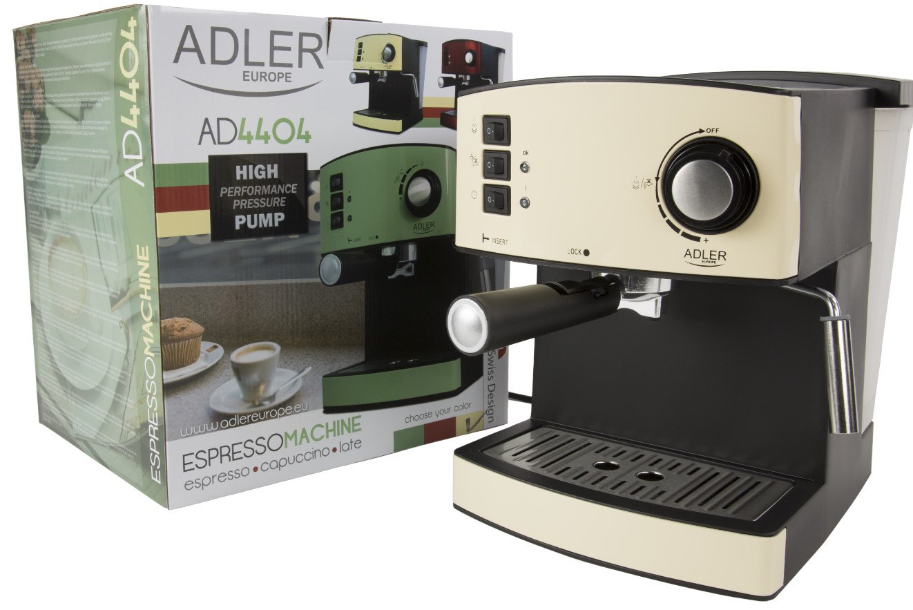 Кофеварка Adler AD 4404 Cream купить | ELMIR - цена, отзывы, характеристики