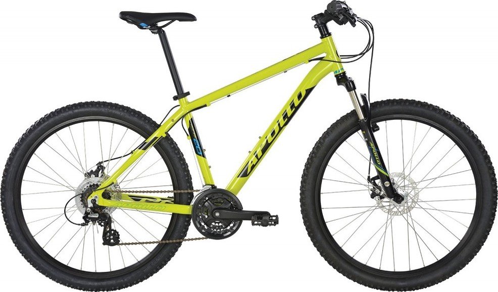 Велосипед Apollo Aspire 20 Gloss Lime/Gloss Black/Gloss Blue 27.5" рама ...