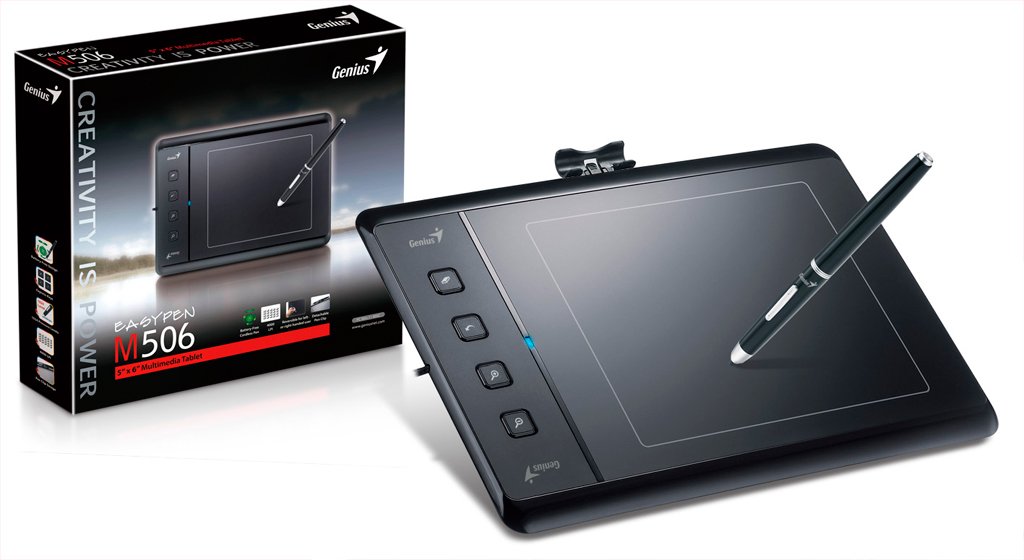 Графический планшет Genius EasyPen M506 5" x 6" USB (31100031101 ...