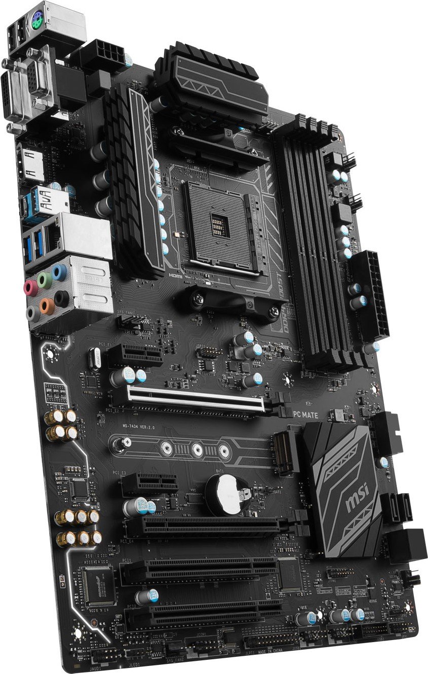 Материнская плата MSI B350 PC Mate s-AM4 B350 купить | Elmir - цена ...