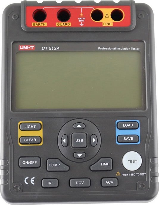 Мегаомметр UNI-T UT513A купить | ELMIR - цена, отзывы, характеристики