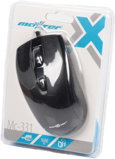 Мышь Maxxter Mc-331 USB Black купить | ELMIR - цена, отзывы, характеристики