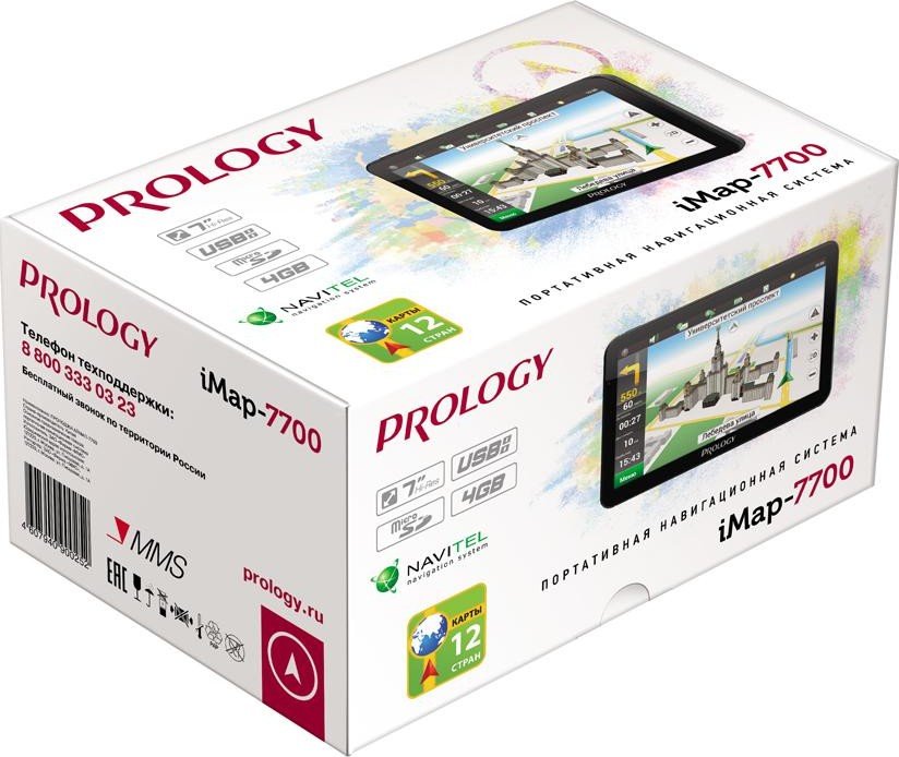 GPS навигатор Prology iMap-7700 купить | ELMIR - цена, отзывы, характеристики