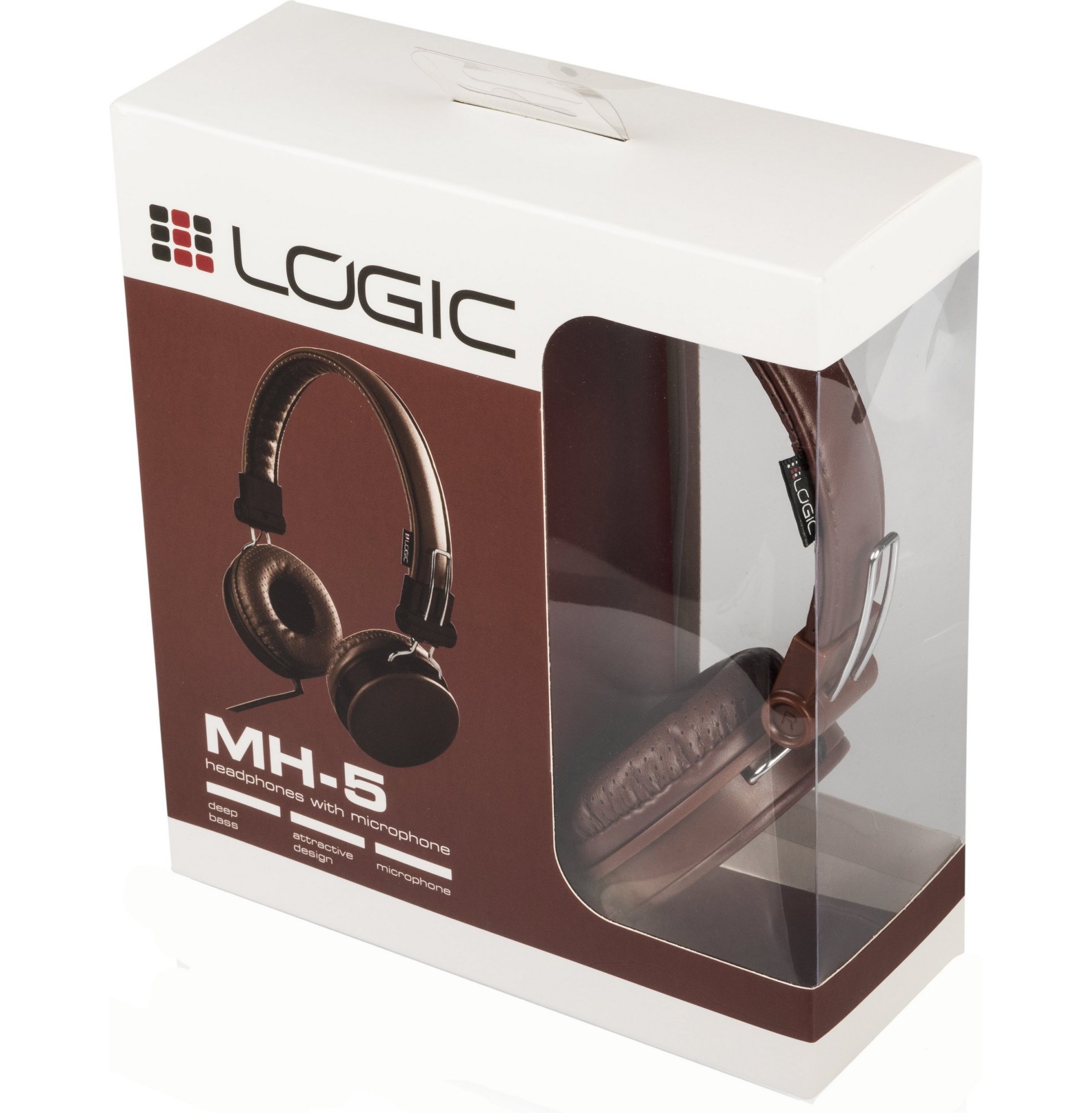 Наушники Logic Concept MH-5 Brown купить | ELMIR - цена, отзывы ...