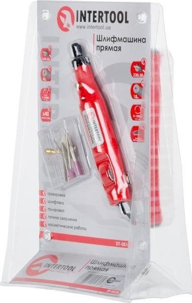 Прямая шлифовальная машина (гравер) Intertool DT-0518 купить | ELMIR - цена, отзывы, характеристики