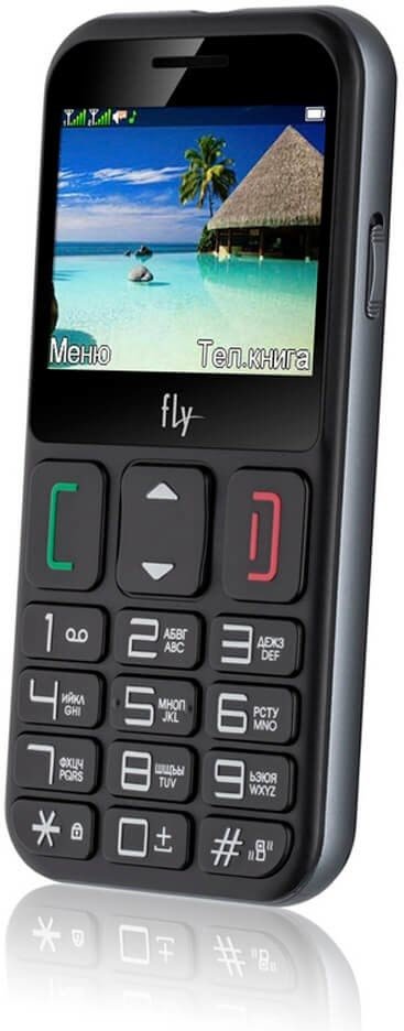 Мобильный телефон Fly EZZY 9 Black купить | ELMIR - цена, отзывы, характеристики